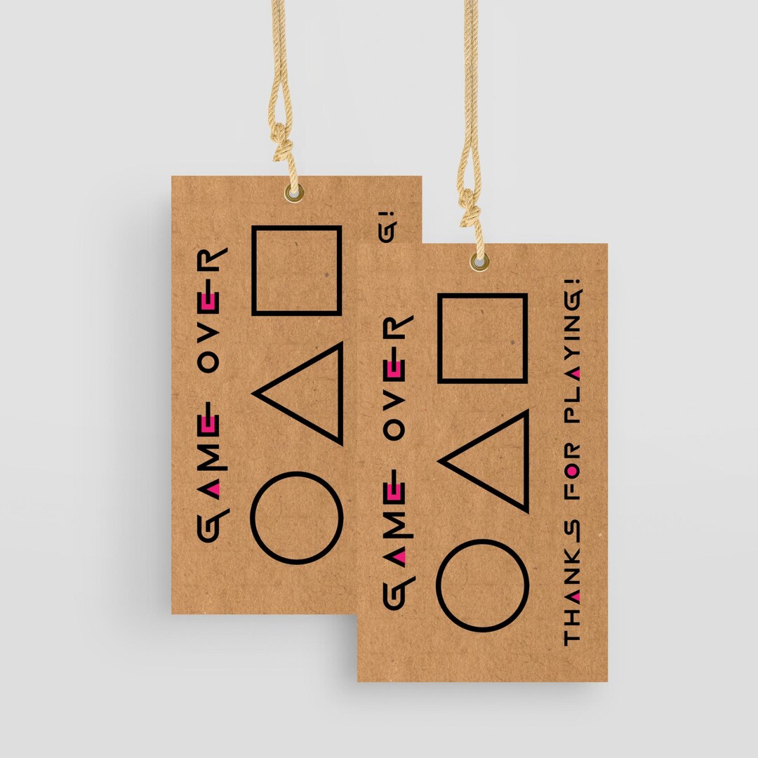 Recruit Game Birthday Party Tag, Printable Birthday Party Tag, Party ...