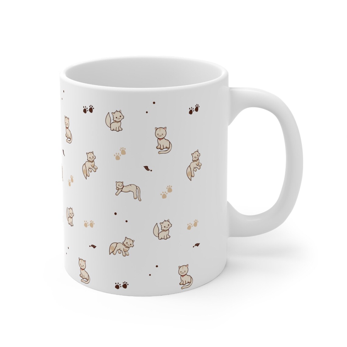 Fur Mom Cat Woman Mug I Love Cats Unique Mug Coffee Gifts - Etsy