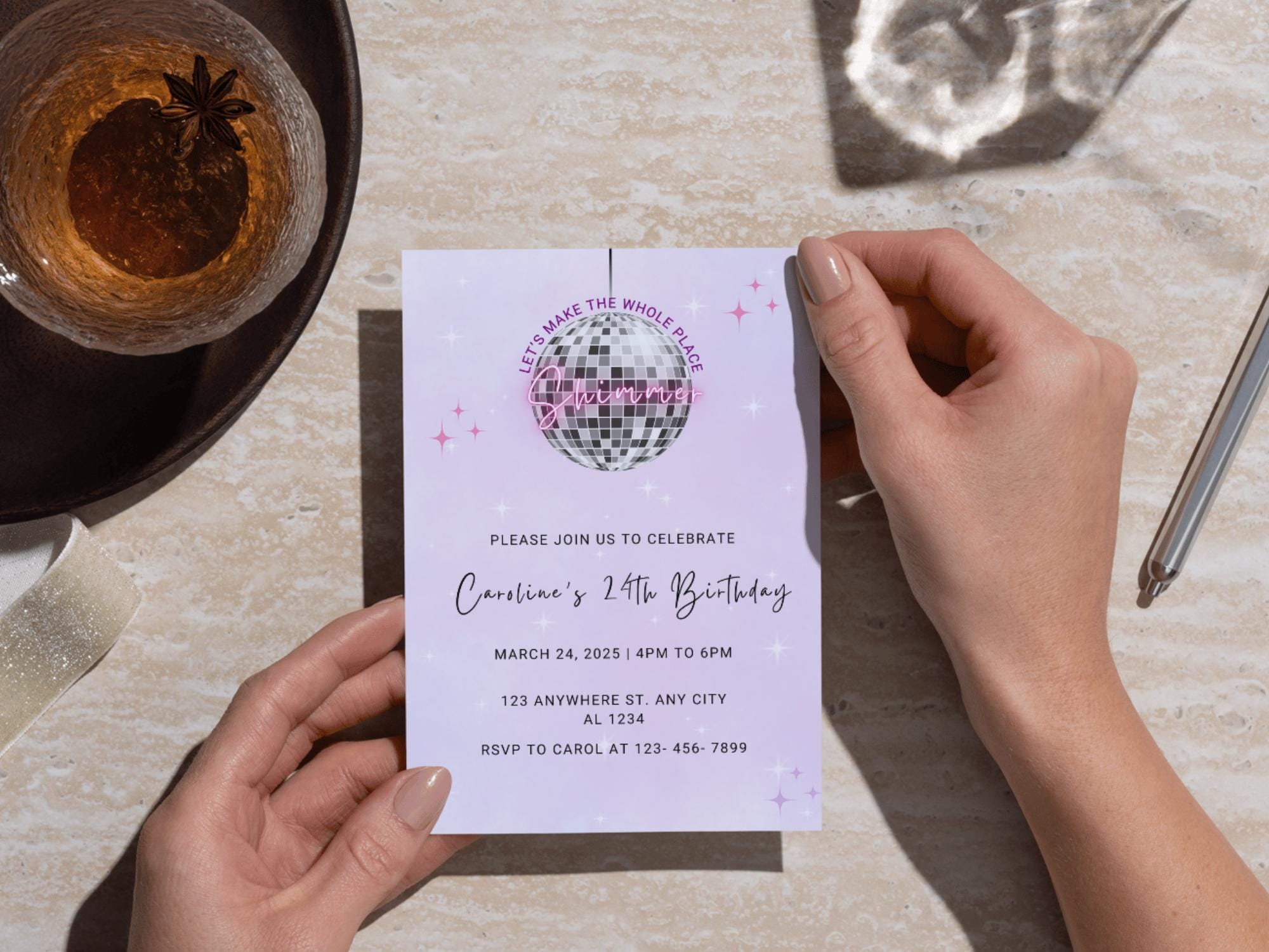 Editable Birthday Party Invitation, Birthday Invite, Music Party, Teen ...