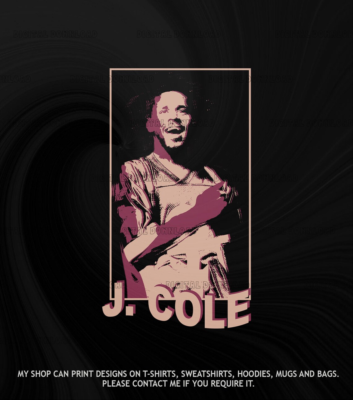 J. COLE Png, J. COLE T-shirt Design. PNG Digital Instant Download 300 ...