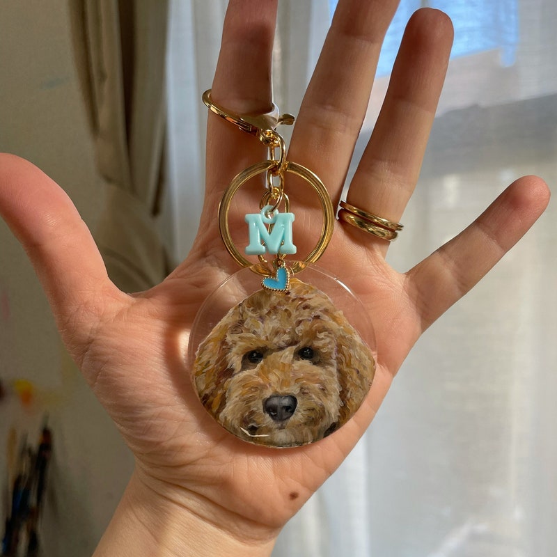 Dog Key Chain - Etsy