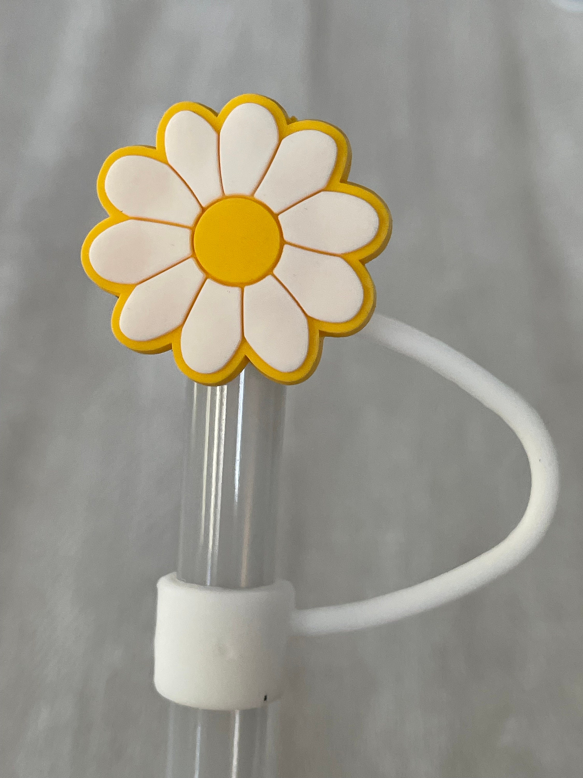 Daisy Straw Topper - Flower Cover for Straws - 8mm or 10 Mm Opening - Etsy