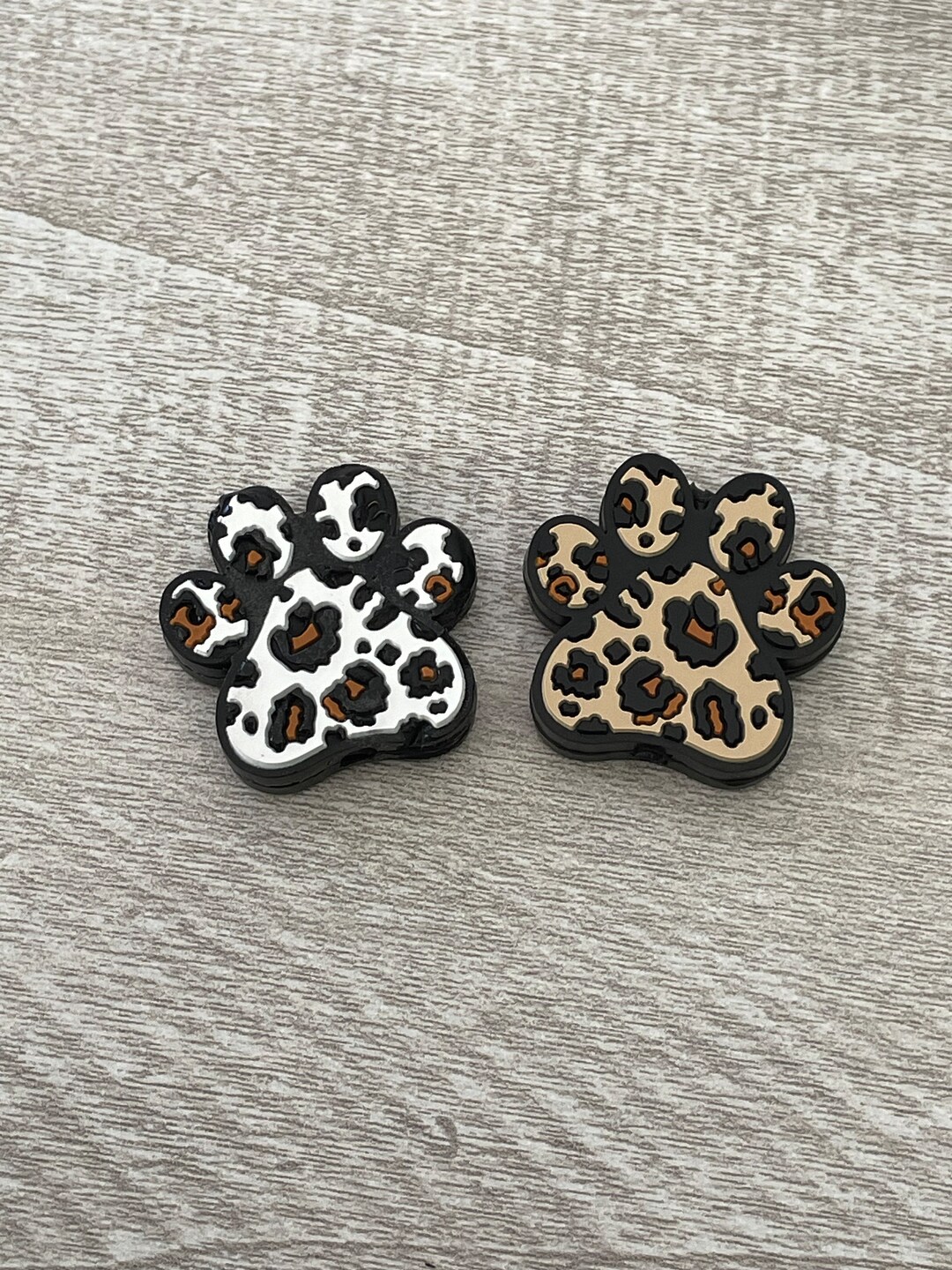 Focal Bead - Animal Print Paw- Beads for Pens/keychains/wristlets - Etsy