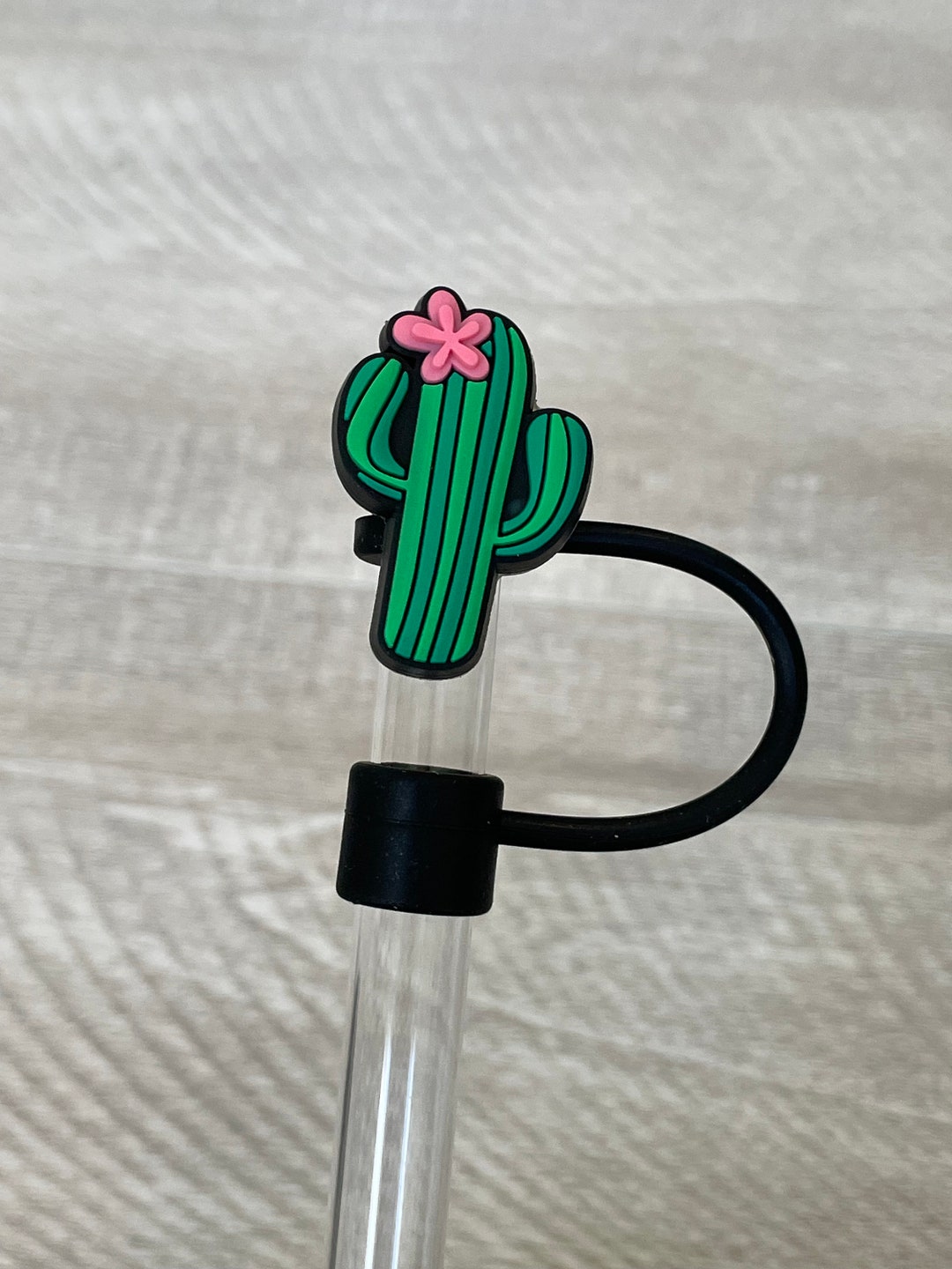 Straw Topper - Cactus - Cover for Straws - 8mm or 10mm Opening - One ...