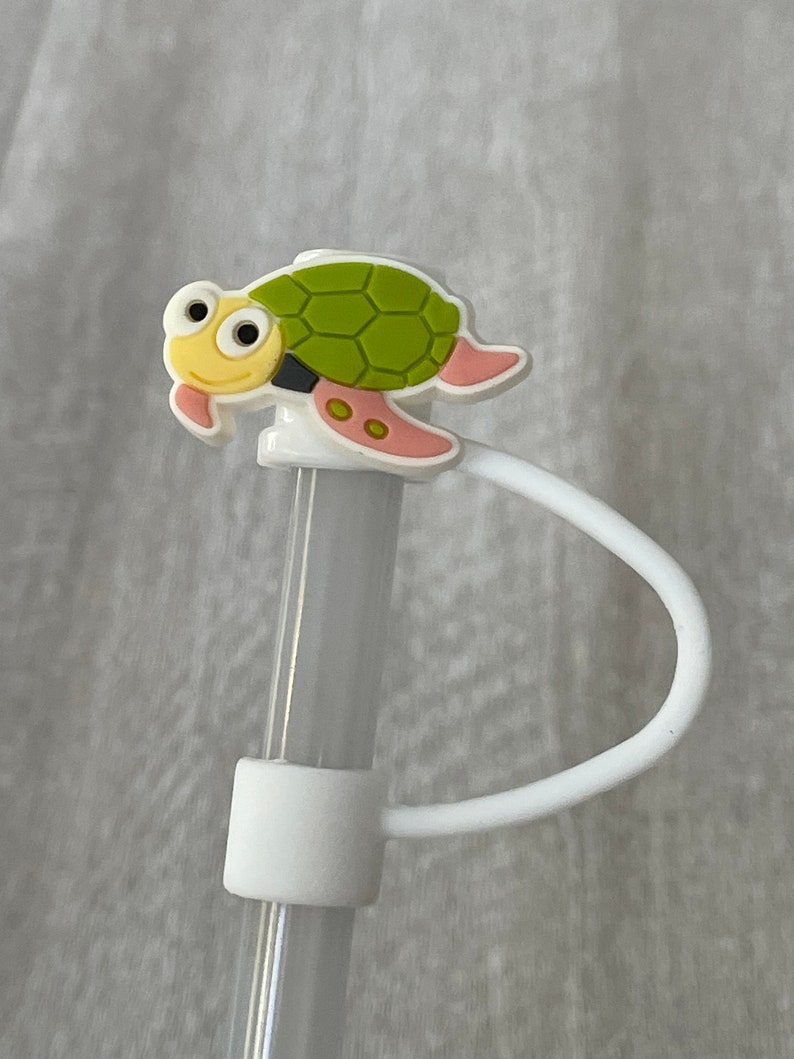 Sea Turtle Straw Topper - Cover for Straws - 10 Mm Opening - Etsy
