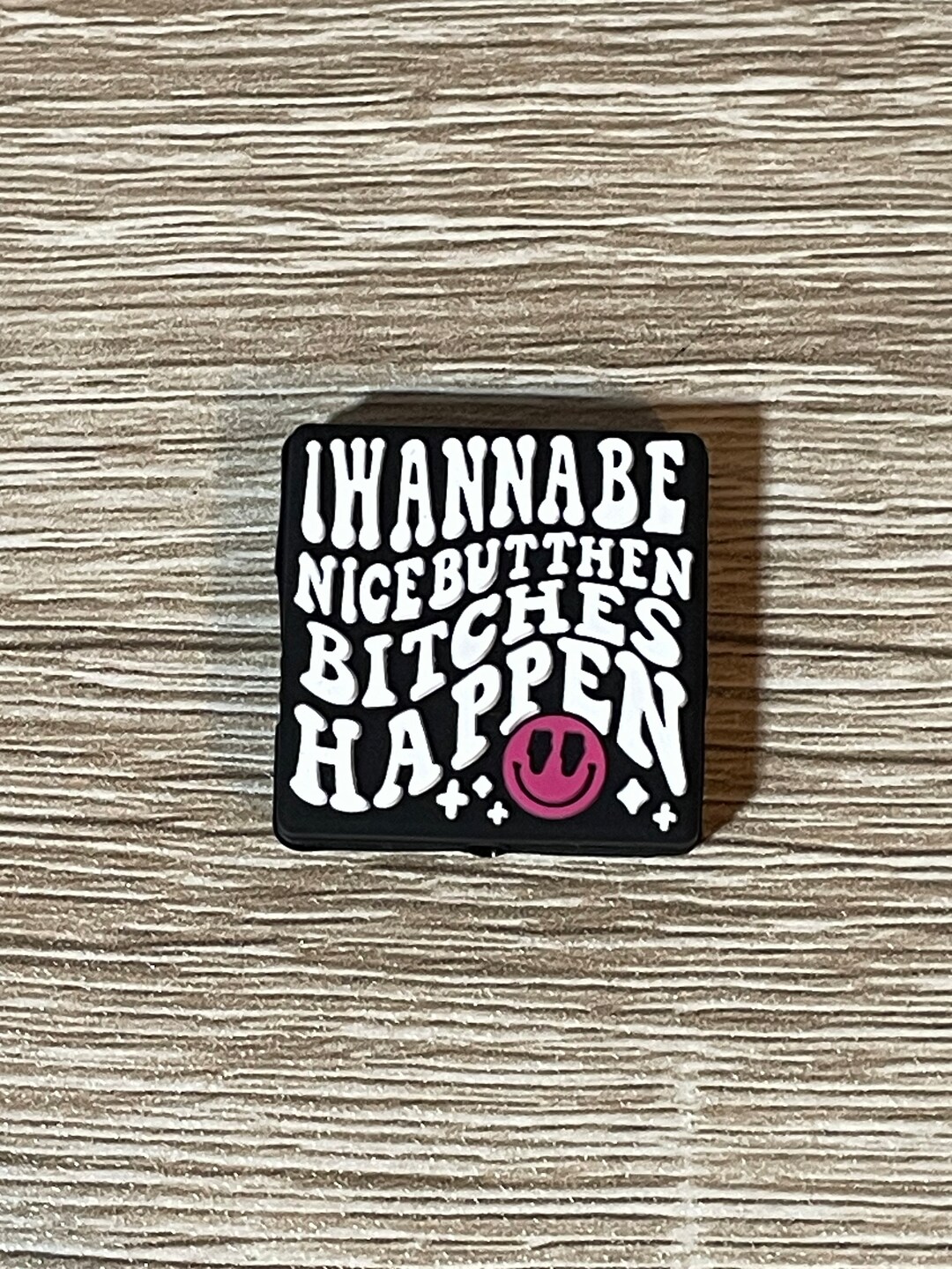 Wanna Be Nice Focal Bead - Beads With Sayings - Beads for Pens ...