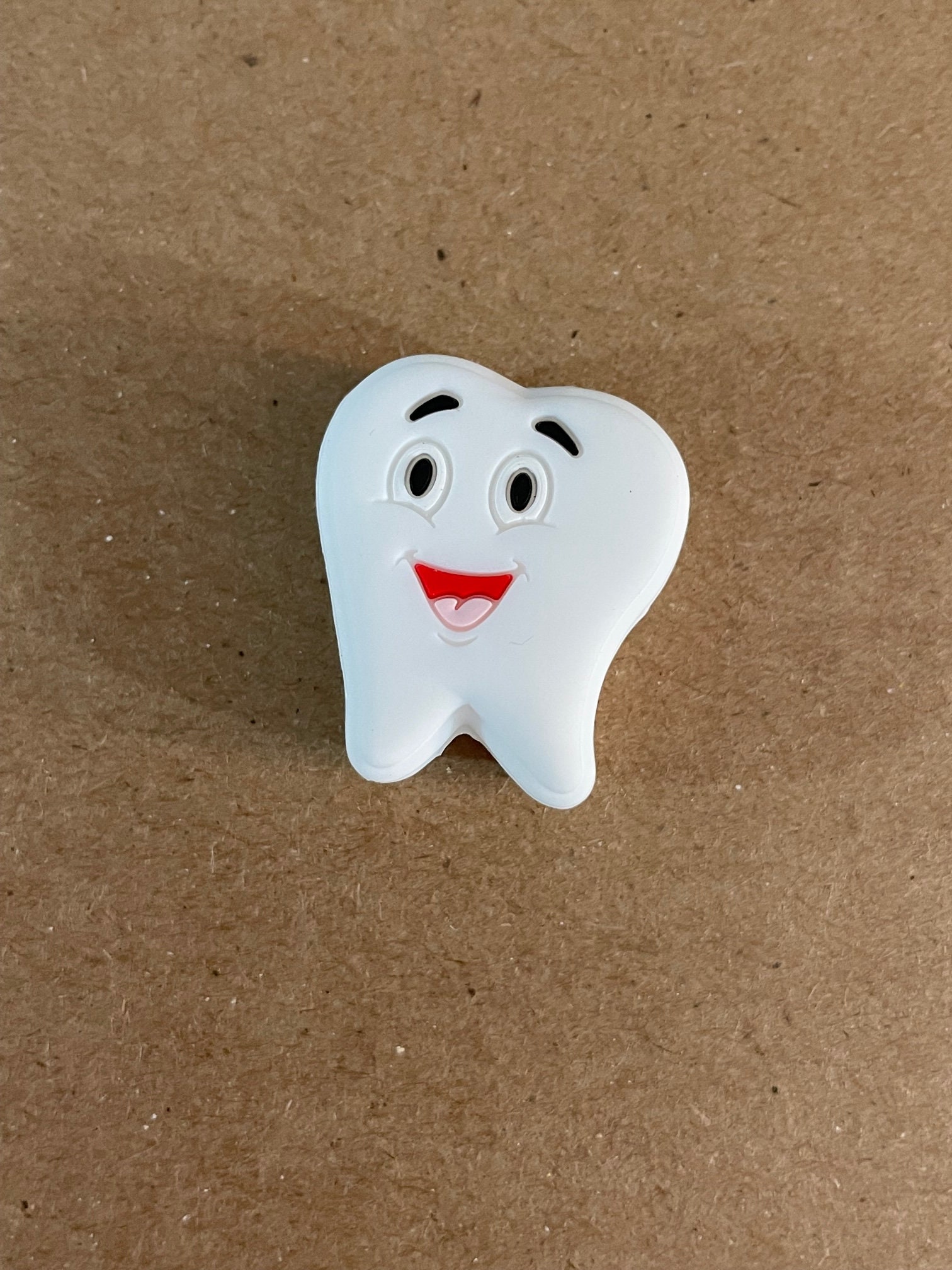 Tooth Focal Bead Smiley Tooth Beads for - Etsy