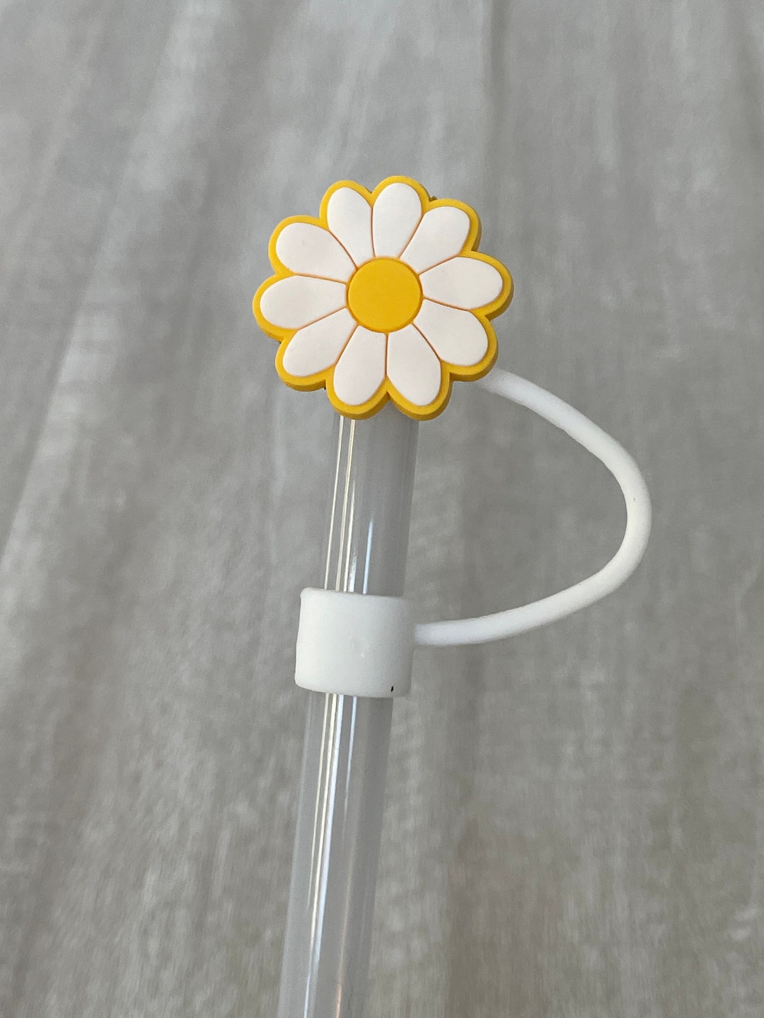 Daisy Straw Topper - Flower Cover for Straws - 8mm or 10 Mm Opening - Etsy