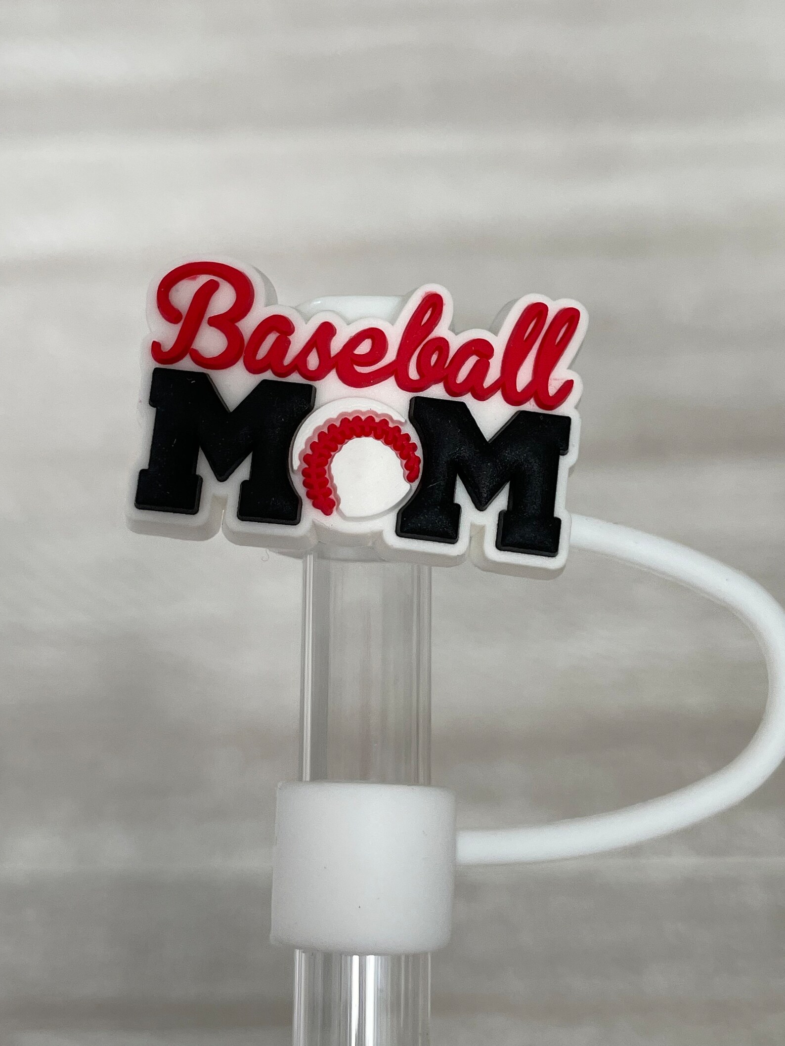 Baseball Mom Straw Topper - Cover for Straws - 8mm or 10mm Opening - Etsy
