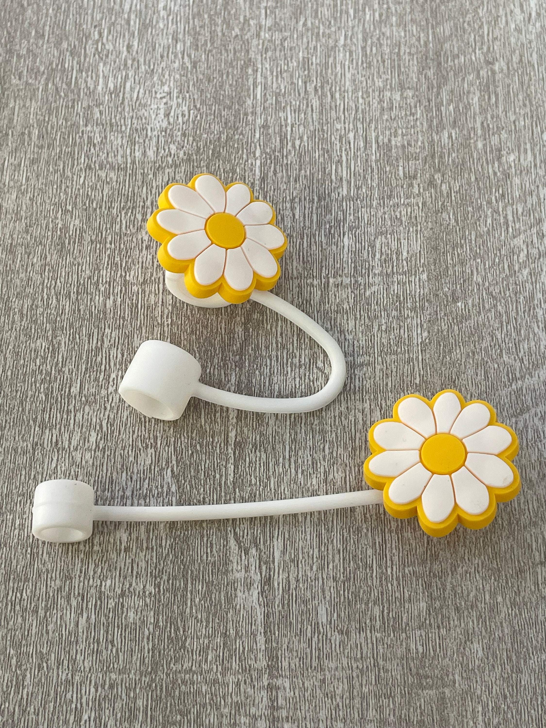 Daisy Straw Topper - Flower Cover for Straws - 8mm or 10 Mm Opening - Etsy