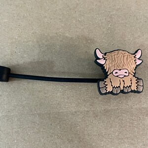 Highland Cow Straw Topper - Cover for Straws - 8mm or 10mm Opening - Etsy