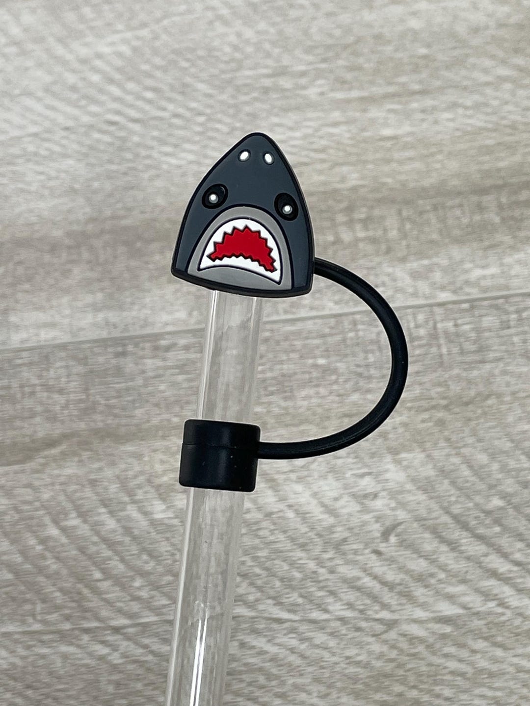 Shark Straw Topper - Shark Head - Shark Attack - Shark Teeth - Bite ...
