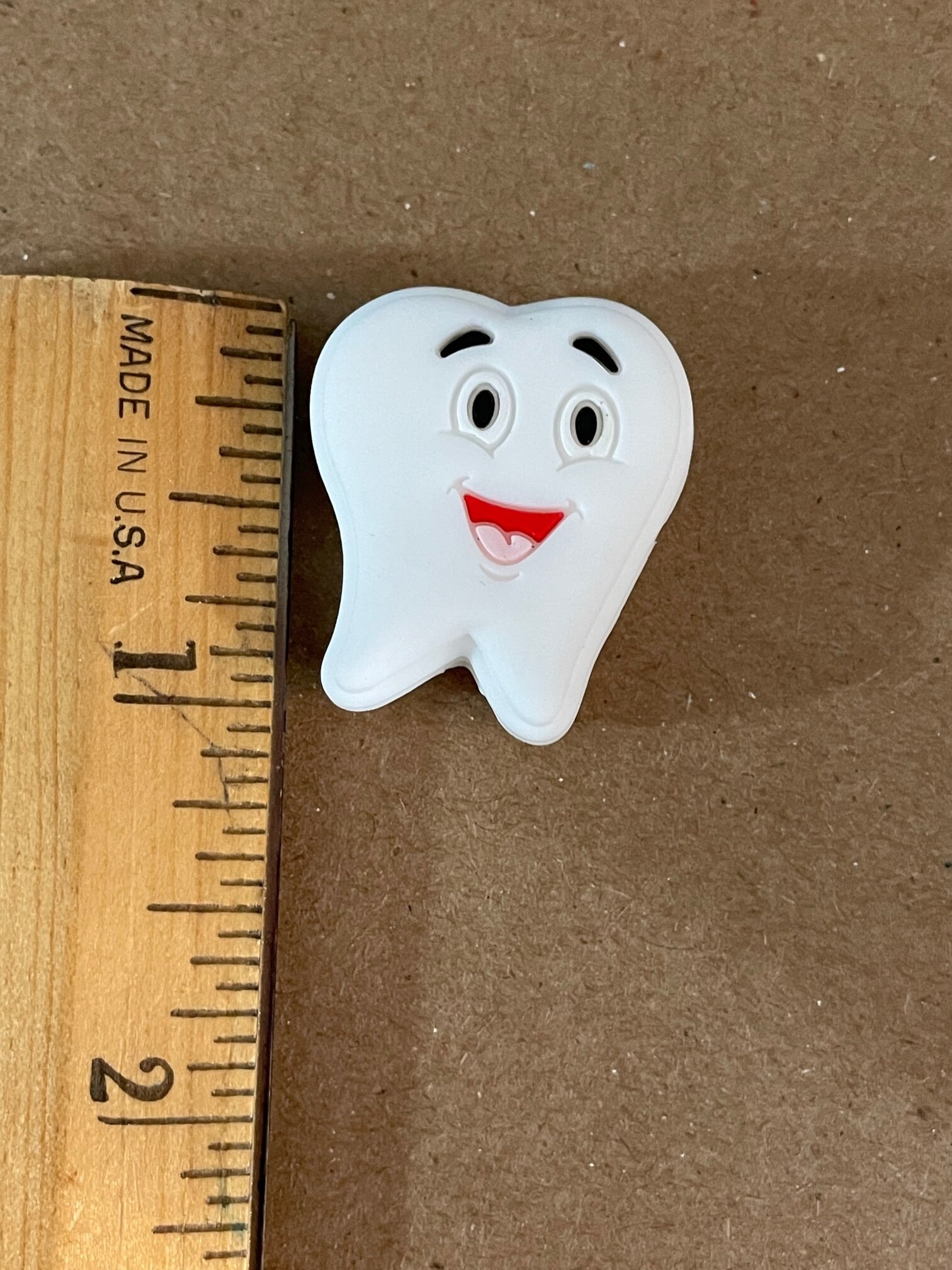 Tooth Focal Bead Smiley Tooth Beads for - Etsy