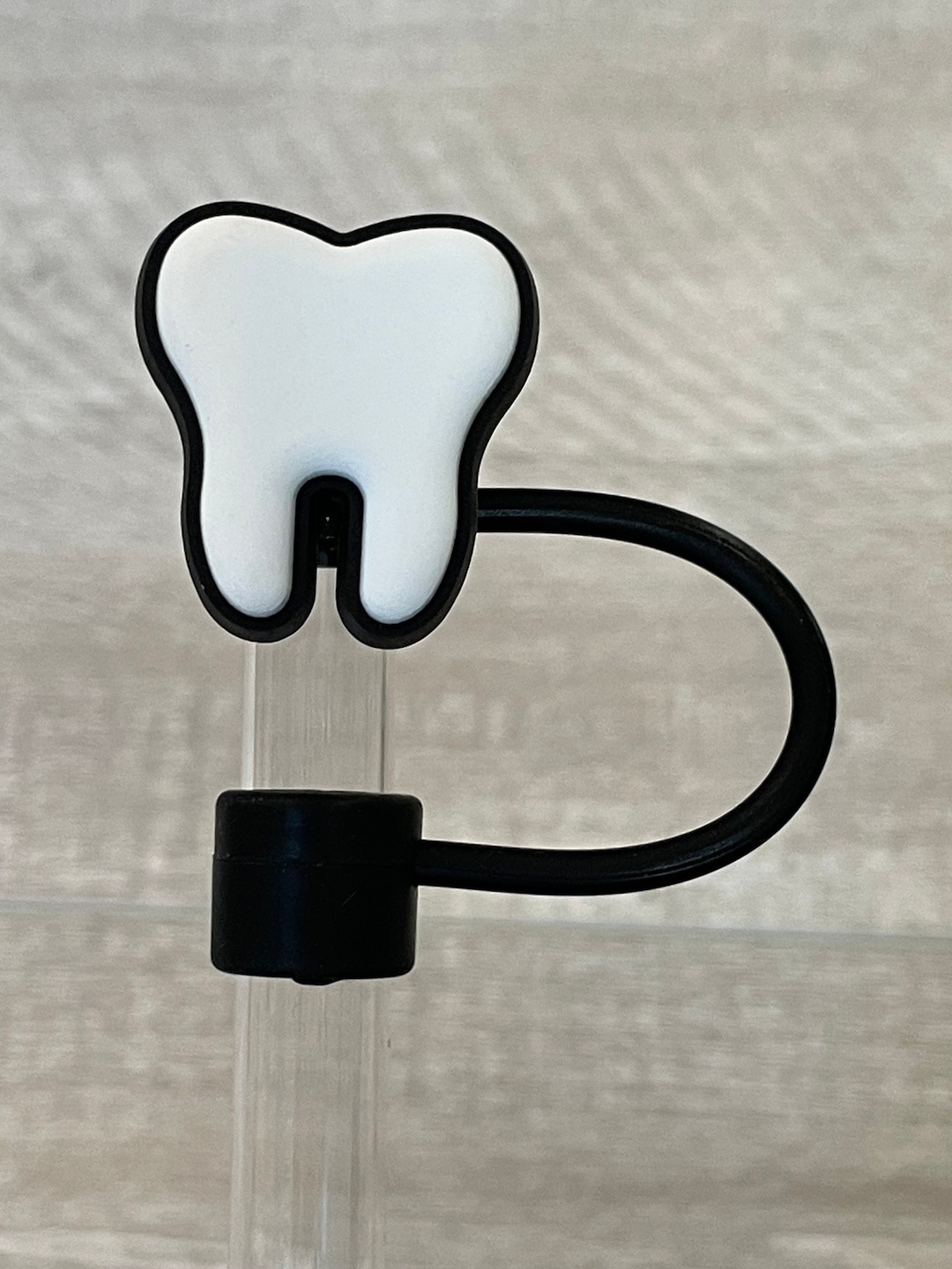 Tooth - Dentist - Dental - Straw Topper - Cover for Straws -8mm or 10mm ...