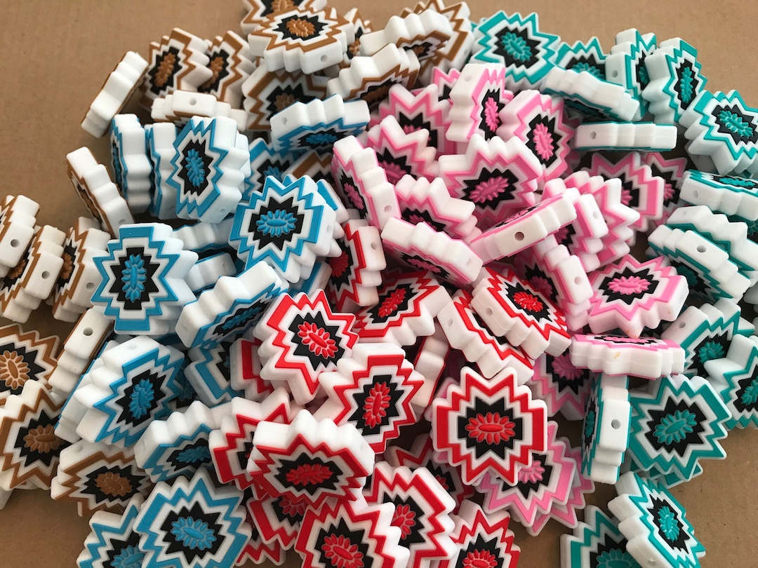 Aztec Focal Bead - Beads for Pens/keychains/wristlets - Etsy