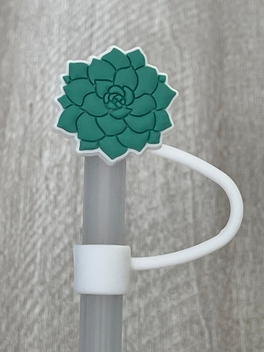 Succulent Straw Topper - Plant - Cover for Straws - 8mm or 10mm Opening ...