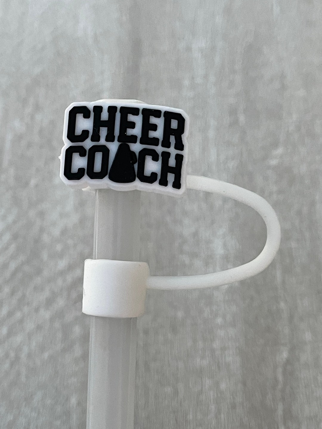 Cheer Coach Straw Topper Cheerleader Cheer Cover for Straws 8mm or 10mm ...