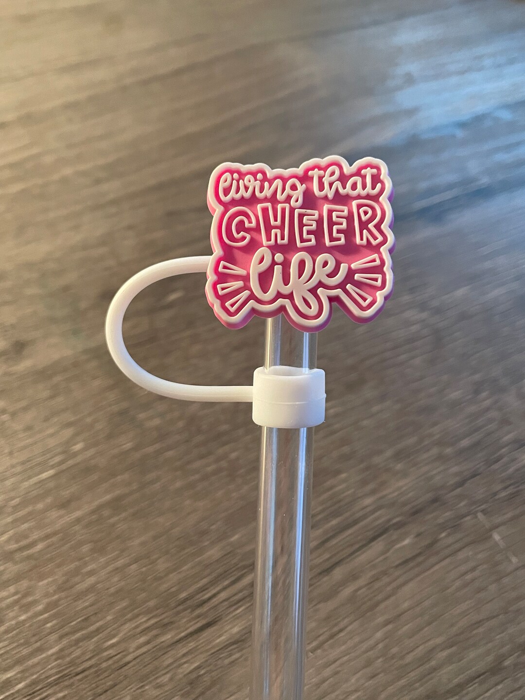 Cheer Life Straw Topper Cheerleader Cheer Mom Cover for - Etsy
