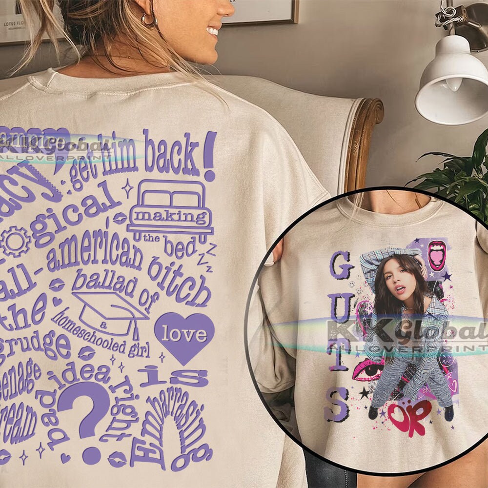 Olivia Rodrigo Album GUTS Vampire Classic 90s Graphic sold by Tommi ...