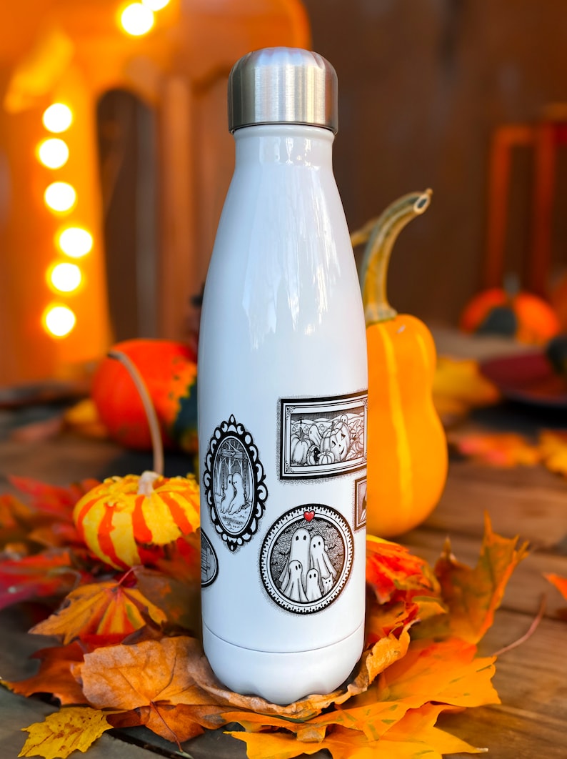 Stainless Steel Reusable Water Bottle, Ghost Gifts - Original Ghost ...