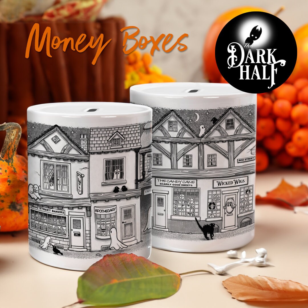 Ceramic Money Box "boo Street", Cute Ghosts, Ghost Merchandise ...
