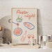 Pasta Night Poster, Spaghetti and Wine Food Print, Kitchen Decor ...