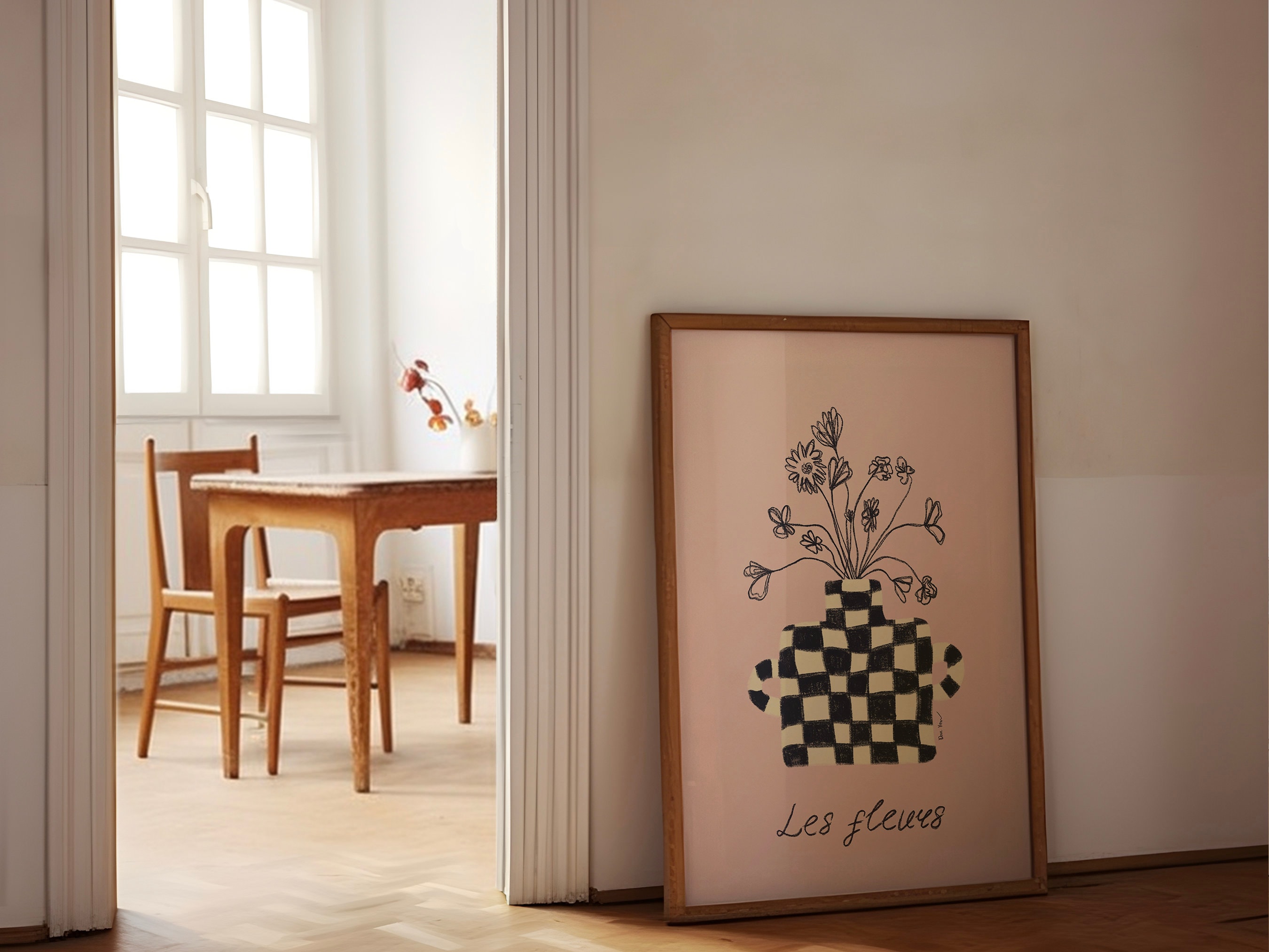 Les Fleurs Wall Art Botanical Poster Flowers Poster Flowers - Etsy