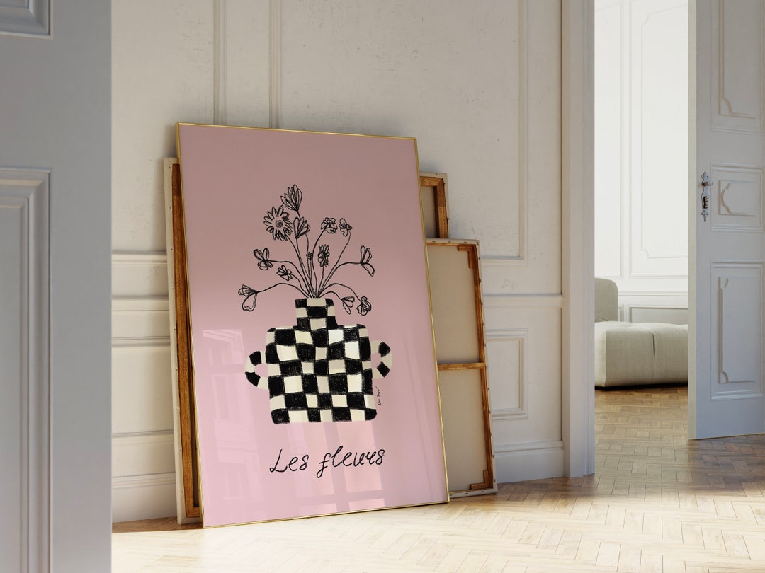 Les Fleurs Wall Art, Botanical Poster, Flowers Poster, Flowers in ...