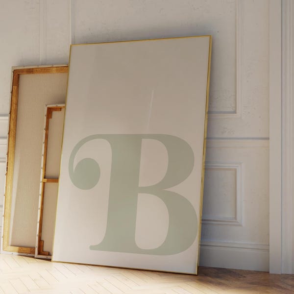 Letter B Poster - Etsy
