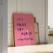Its Okay Try Again Tomorrow Wall Art, Retro Aesthetic Print, Trendy ...