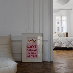 Love Actually Matchbox Art Print: Preppy Valentines Decor - Etsy