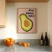 Avo Good Day Wall Art, Cute Avocado Print, Breakfast Club Poster, Retro ...