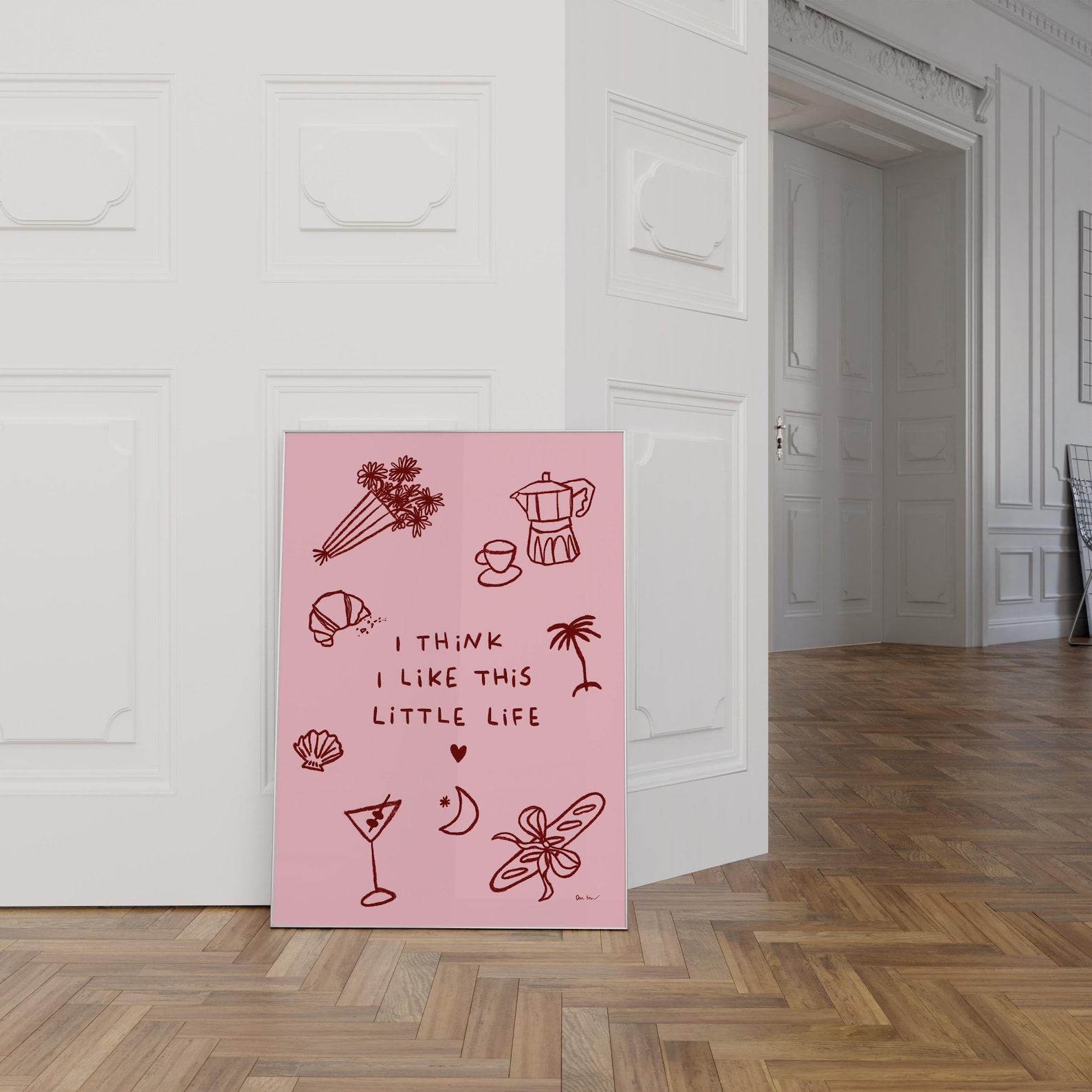 Custom I Think I Like This Little Life Wall Art, Personalized Favourite ...