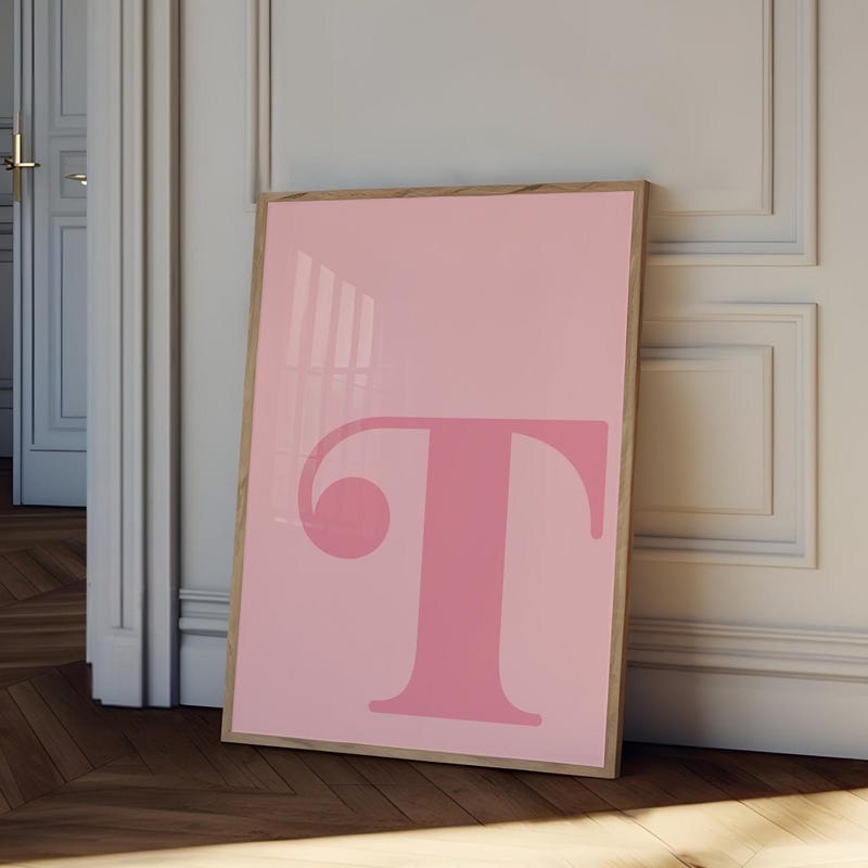 Letter Poster T - Etsy