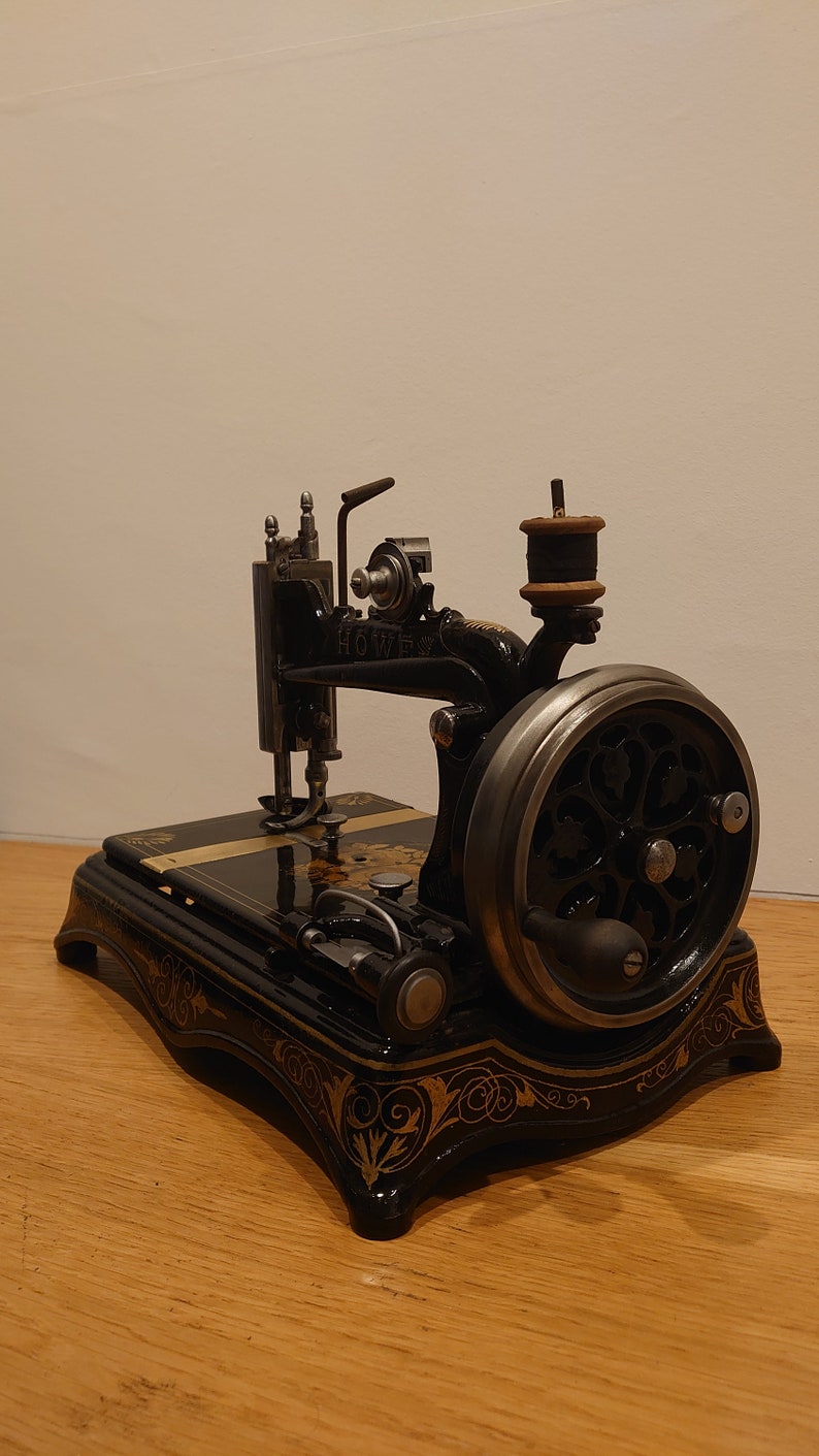 Antique Howe Sewing Machine Stockwell Brothers. - Etsy