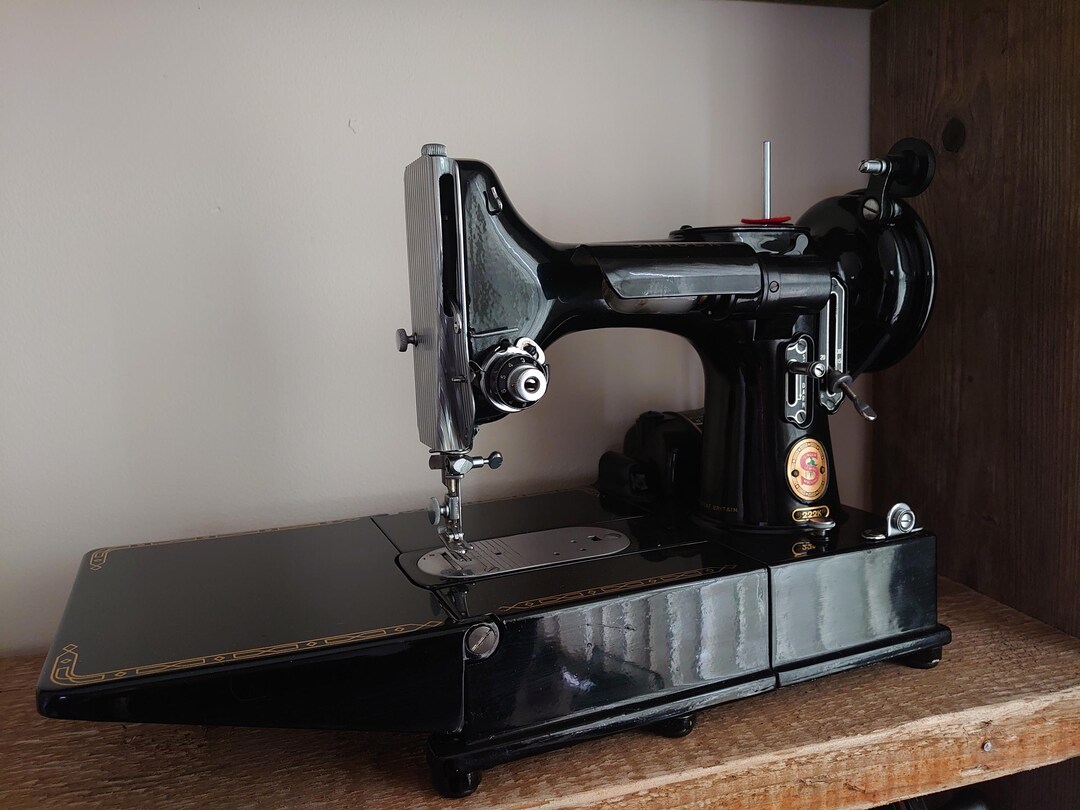 1960 Singer 222 Red S, Featherweight Vintage Sewing Machine,serviced - Etsy