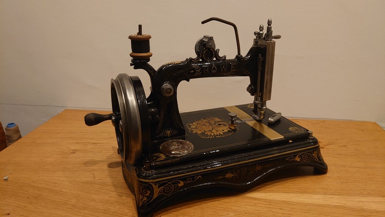 Antique Howe Sewing Machine Stockwell Brothers. - Etsy