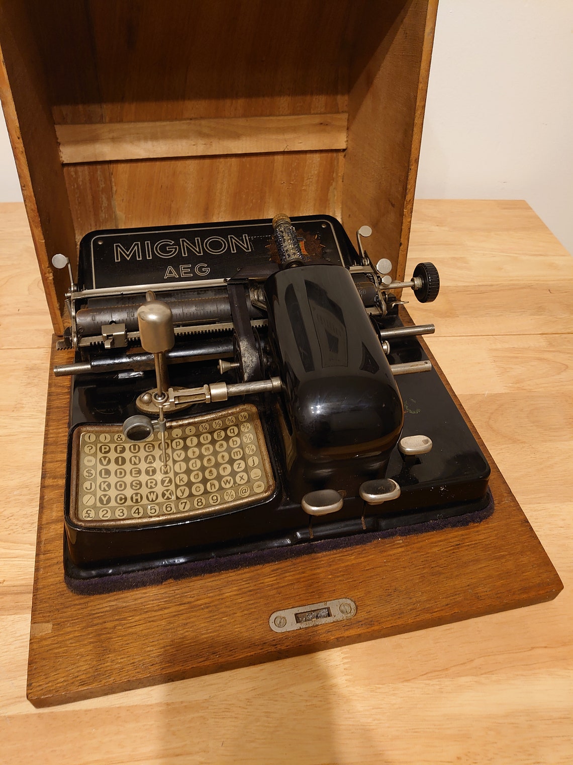 Antique Mignon Typewriter - Etsy