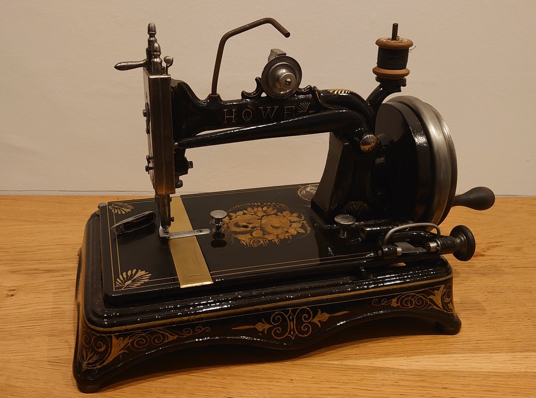 Antique Howe Sewing Machine Stockwell Brothers. - Etsy