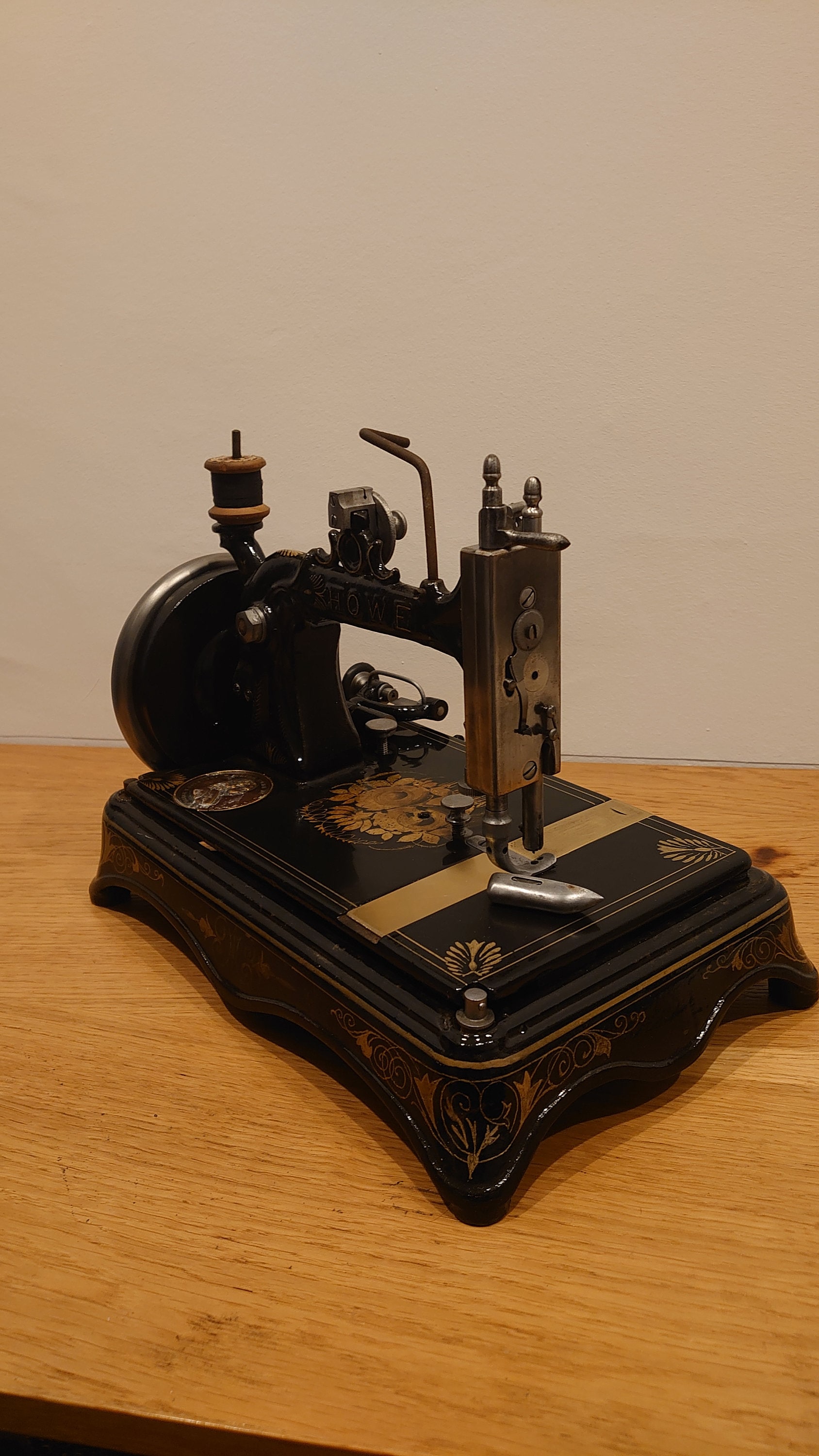 Antique Howe Sewing Machine Stockwell Brothers. - Etsy
