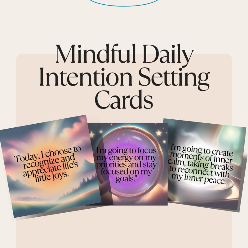 Intention Cards - Etsy