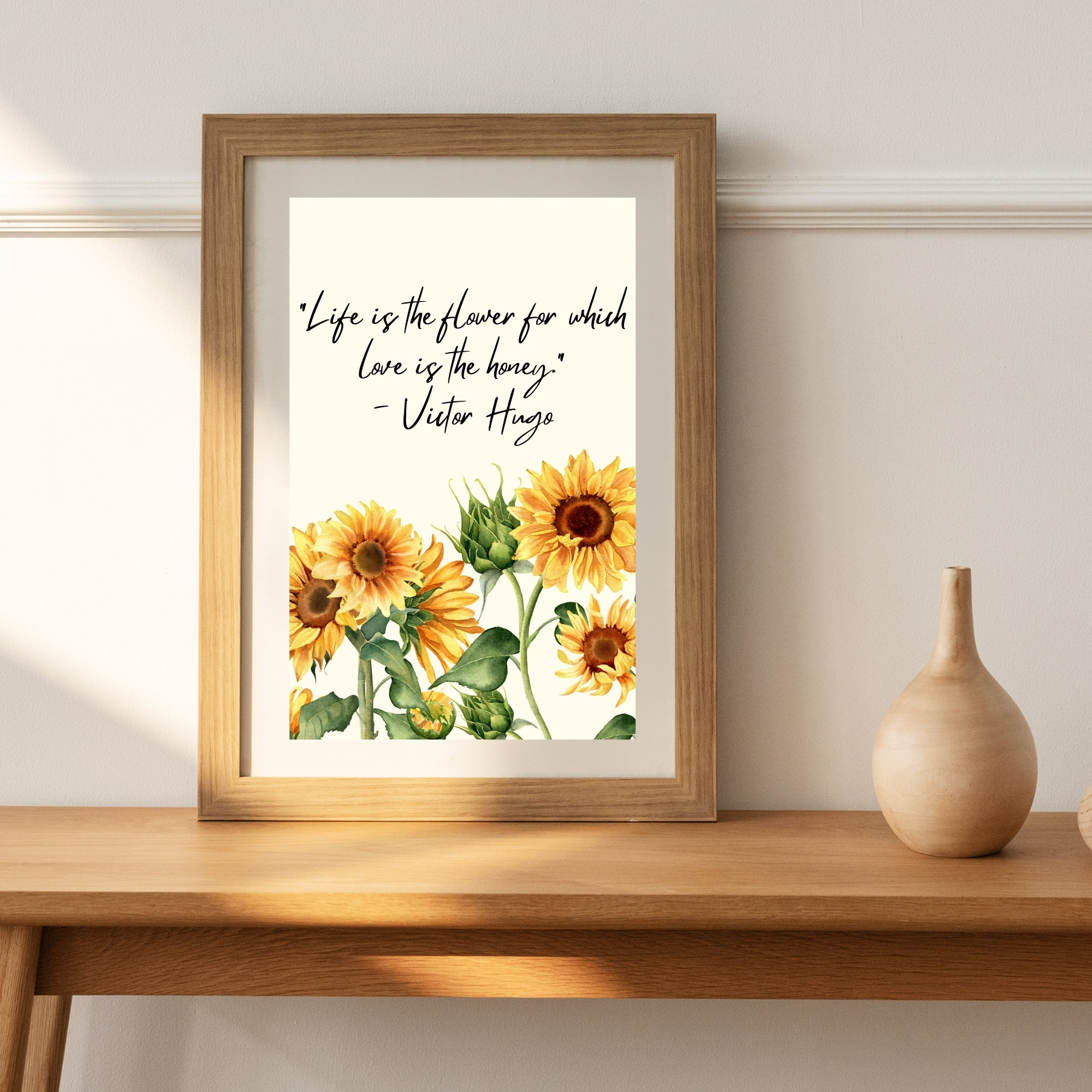 Life is the Flower for Which Love is the Honey. Victor Hugo ...