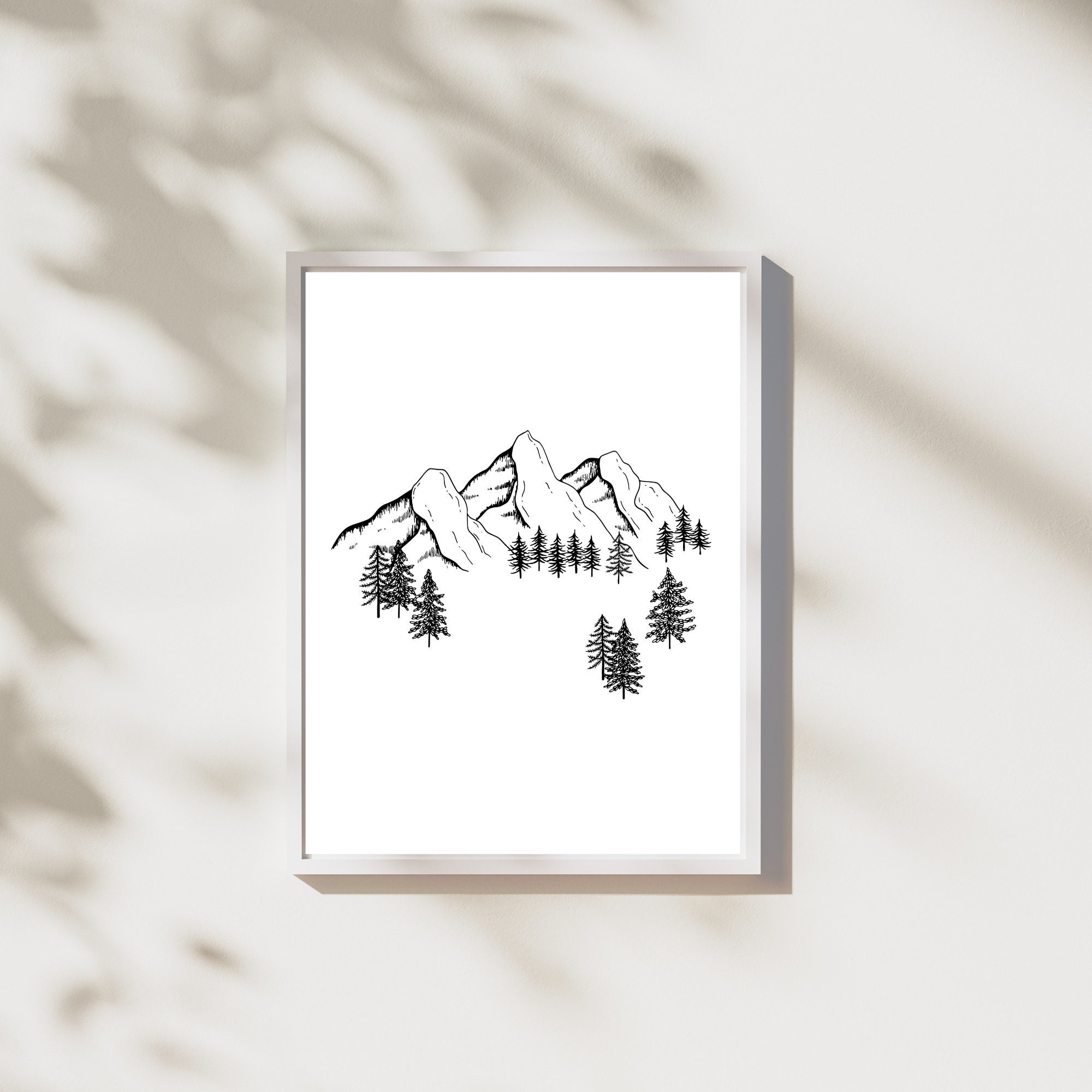 Mountain View Digital Download Printable Wall Art - Etsy