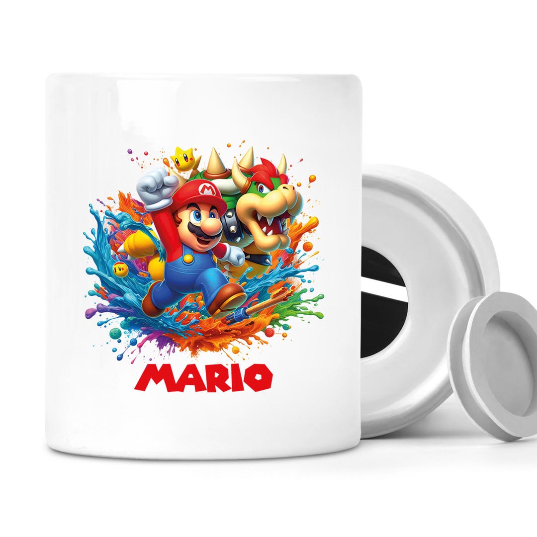 Super Mario Money Box #5 Personalized With Your Desired Name - Etsy