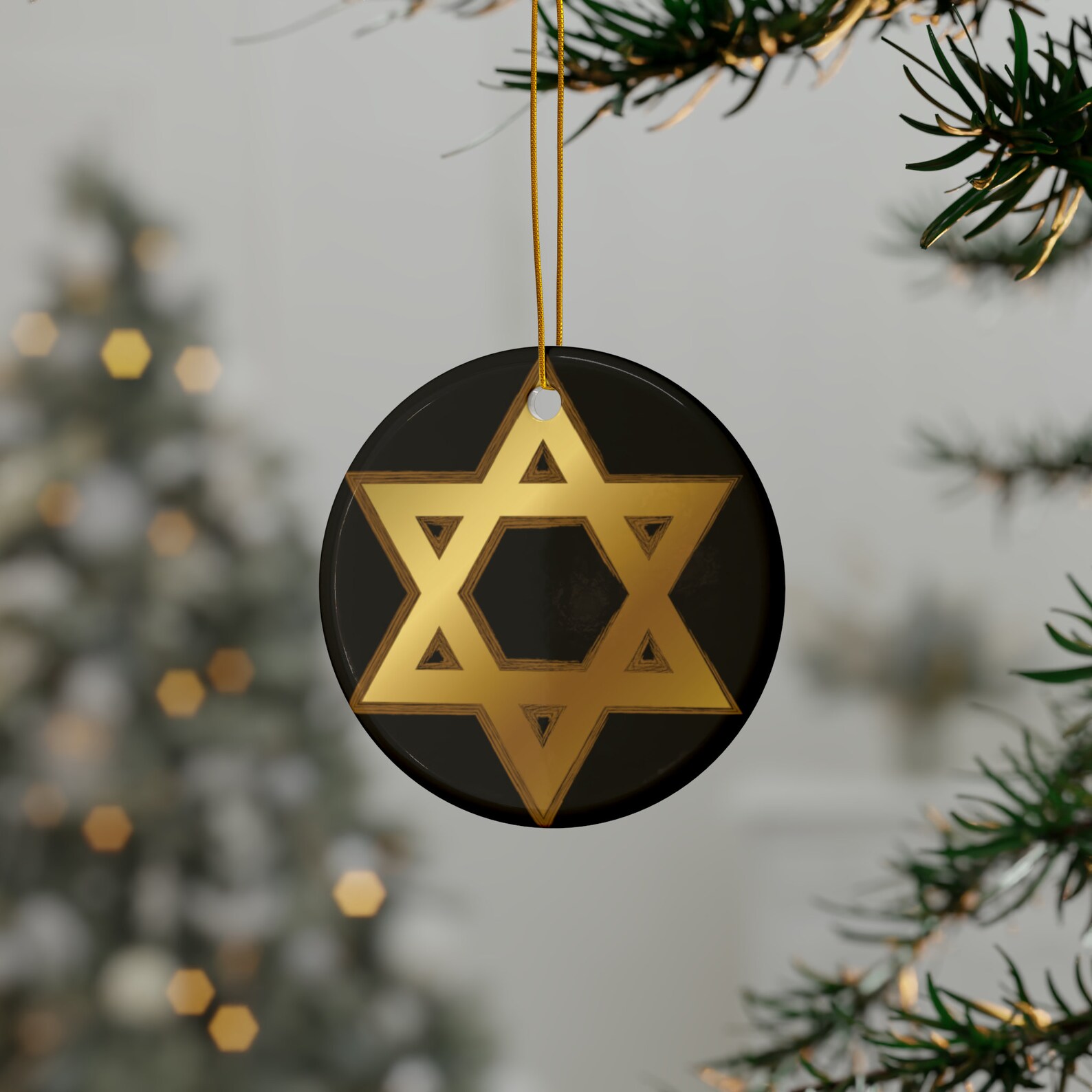 Celestial Unity Star of David Ornament Ceramic Ornaments - Etsy