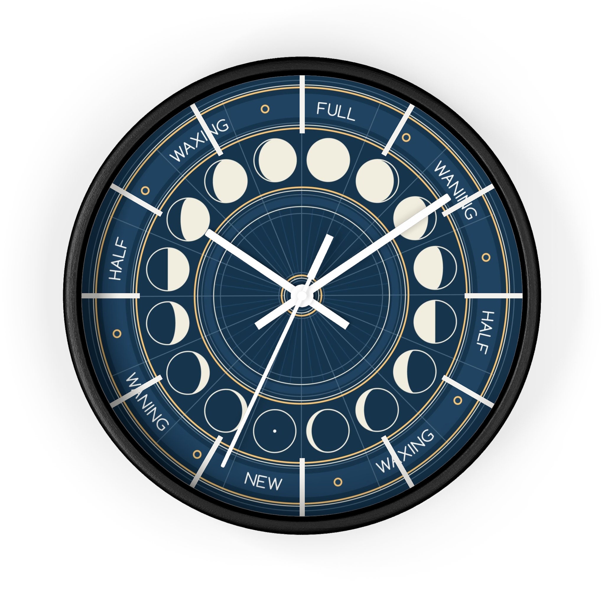 Moon Phase Decor Wall Clock Home Decoration, Perfect Gift for Home ...