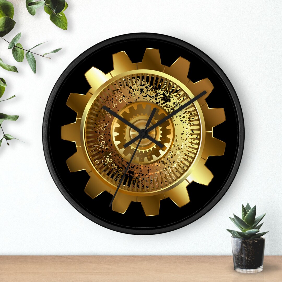 Clock Gear, Wall Decor, Wooden Frame, Unique Home Decor Accent. - Etsy