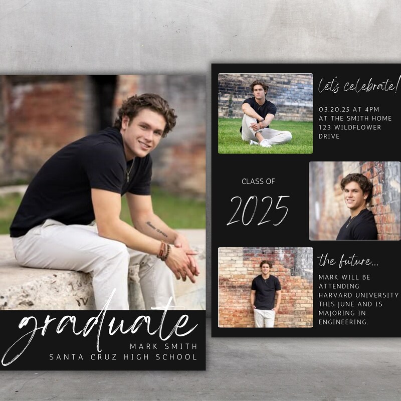 Graduation Invitations 2025 - Etsy