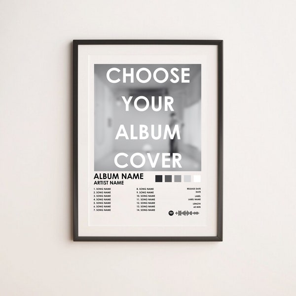 Album Poster - Etsy