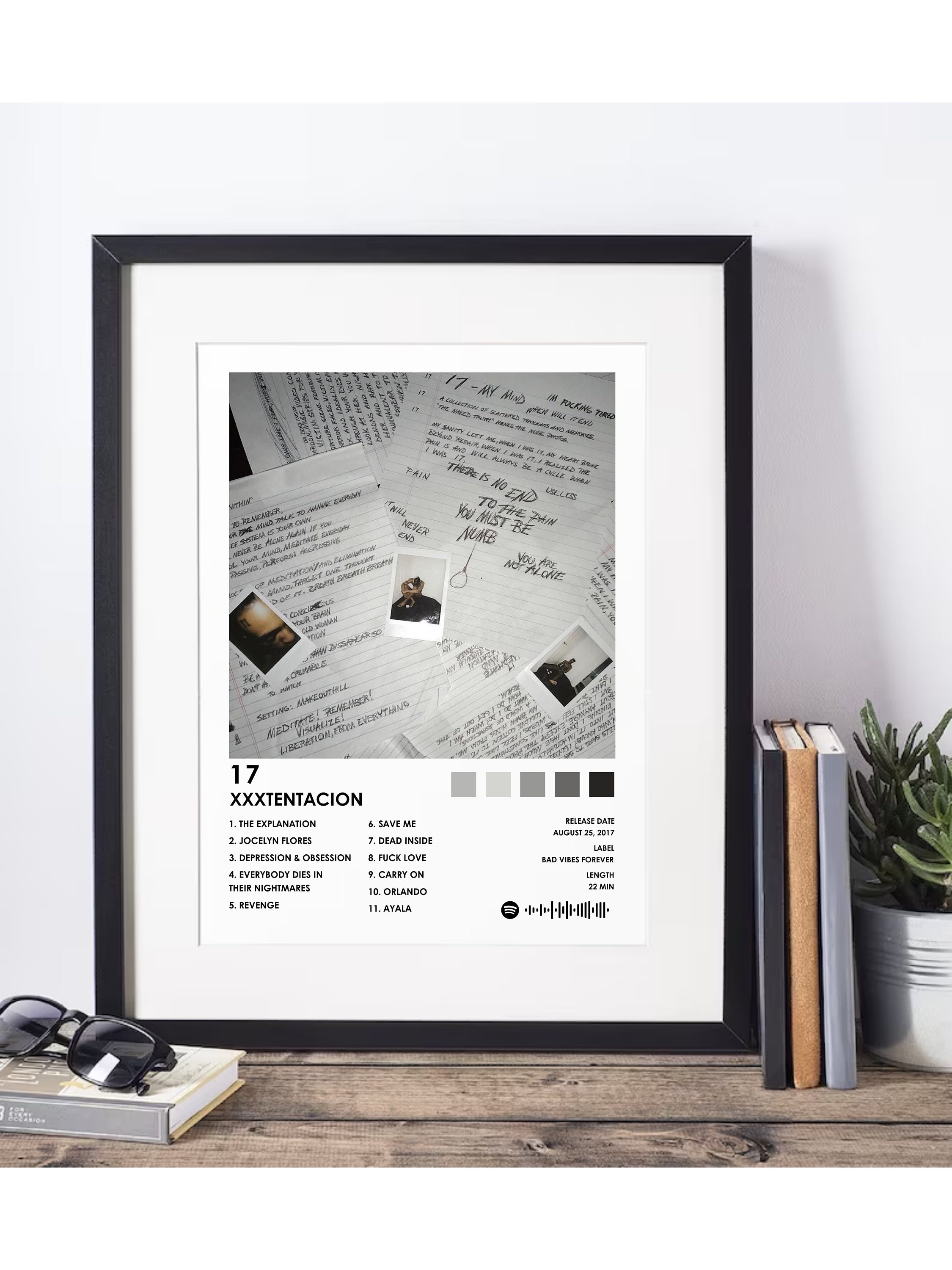 Xxxtentacion 17 Xxxtentacion Album Album Cover Poster A5 A4 A3 A2 ...